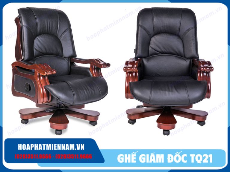 TQ21 | Ghế da giám đốc ngả lưng TQ21 - Nội Thất Hòa Phát