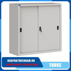 TU88S | Tủ sắt cánh lùa nhỏ gọn TU88S - Nội Thất Hòa Phát