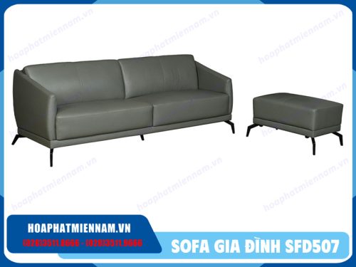 SF507 | Bộ ghế sofa da cao cấp SF507 - Nội Thất Hòa Phát