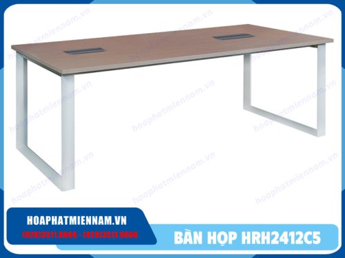 HRH2412C5 | Bàn họp chân sắt hộp chữ nhật HRH2412C5 - Nội Thất Hòa Phát