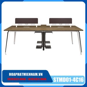 STMD01-4C16 | Cụm bàn làm việc 4 chỗ STMD01-4C16 - Nội Thất Hòa Phát