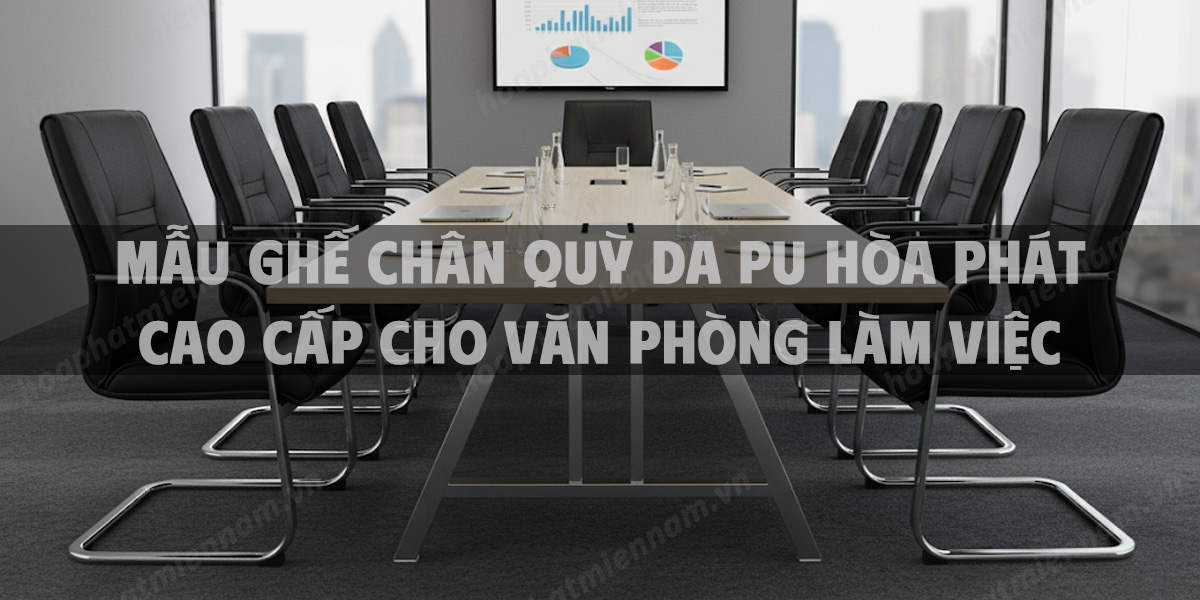 Mẫu ghế chân quỳ da PU Hòa Phát cao cấp cho văn phòng làm việc - Nội ...